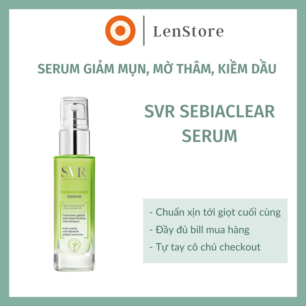 Svr Sebiaclear Reduce Acne, Blur, Unclog Pore Serum 30ml | Shopee Malaysia
