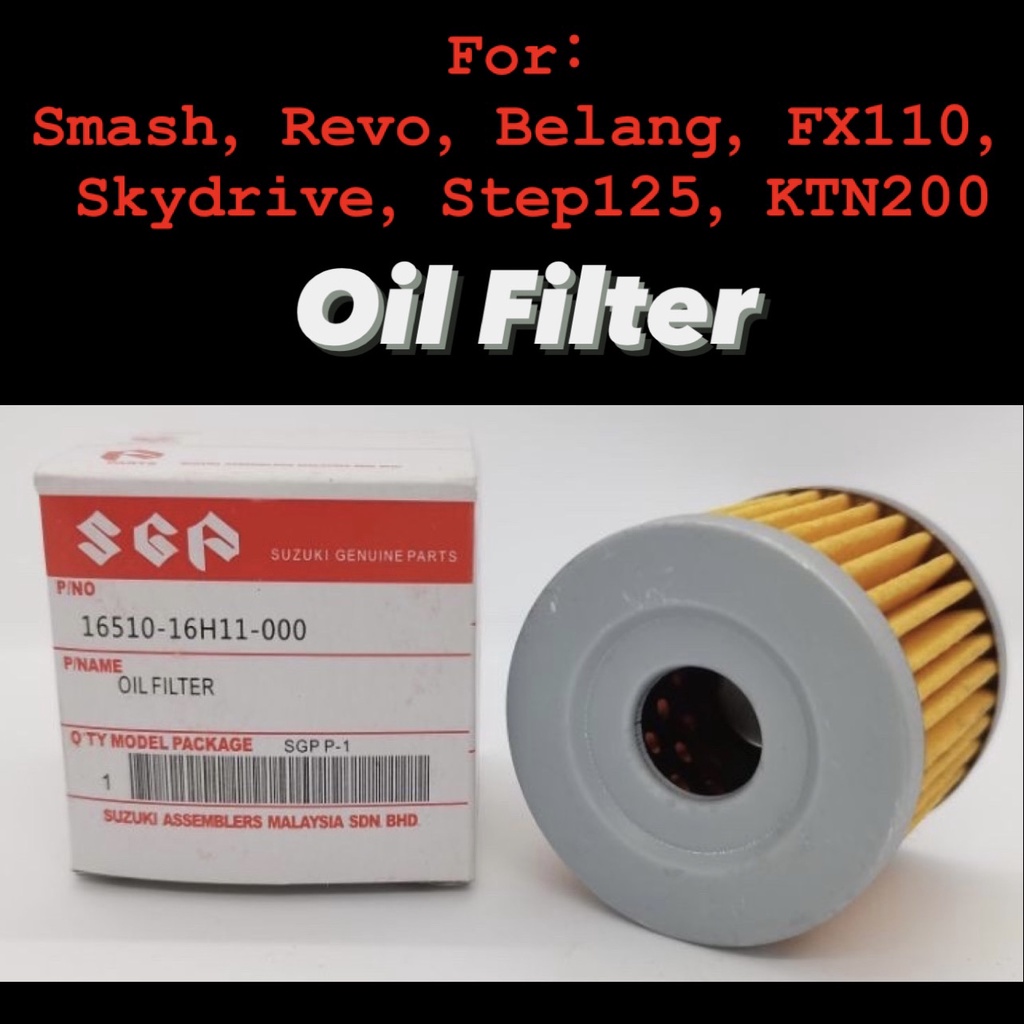 SUZUKI VS125 OIL FILTER (ST / A-CLASS) // PNP FX110 SMASH REVO BELANG ...