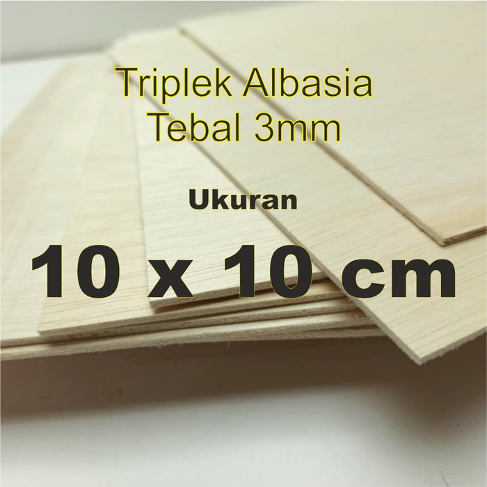 3mm Albasia plywood 10x10 cm | Shopee Malaysia