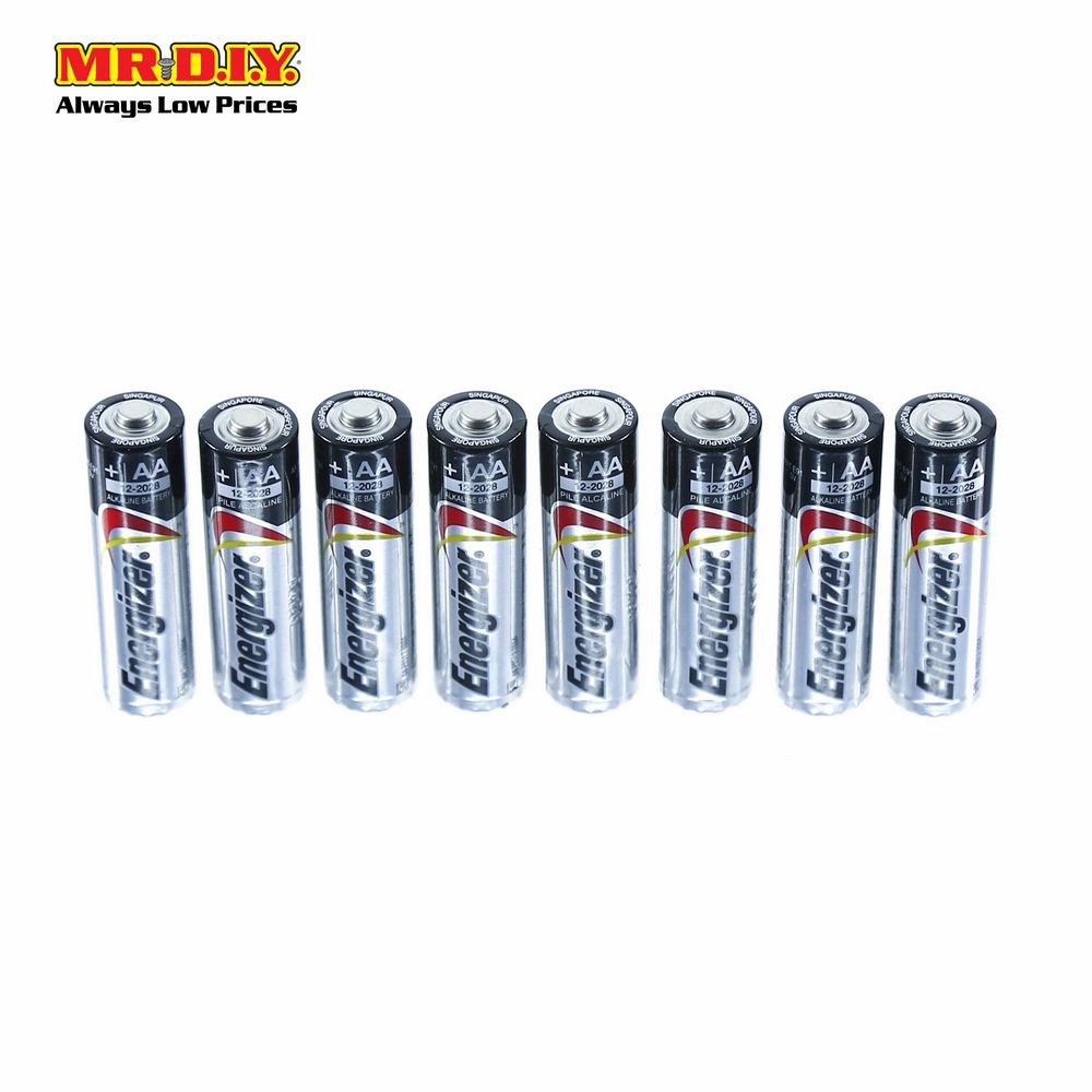 ENERGIZER Max Powerseal Technology Alkaline Battery AA (8pcs) | Shopee ...
