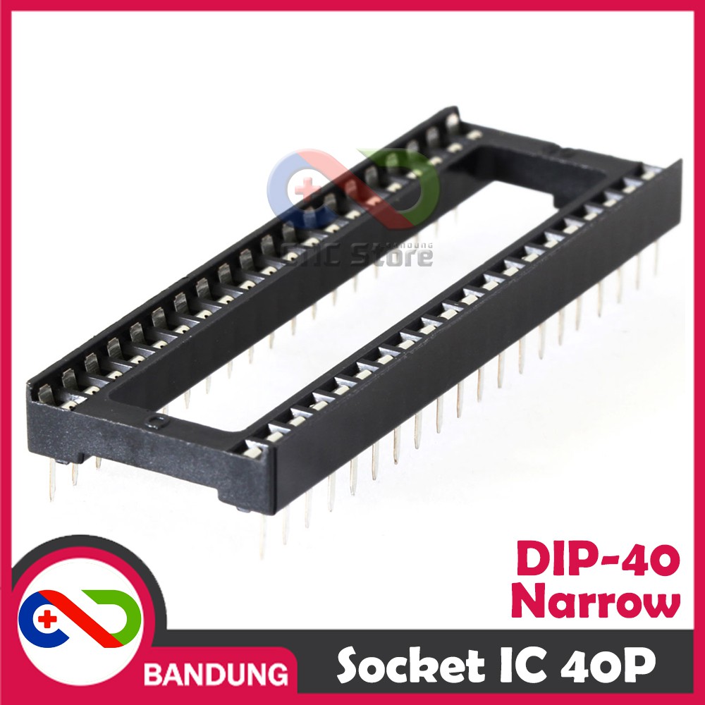 Socket SOCKET IC SOCKET DIP-40 DIP40 40P 40 NARROW | Shopee Malaysia