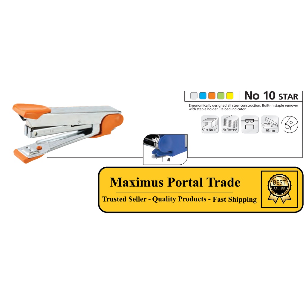 Kangaro Stapler No.10 STAR | Shopee Malaysia