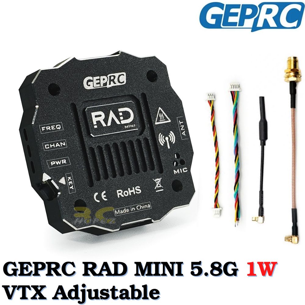 GEPRC RAD Mini 5.8G 1W Adjustable VTX 2-6S (20x20mm) for FPV Racing ...