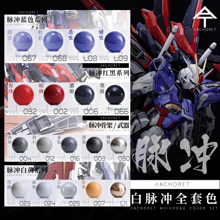 【COLOR SET】Exclusively for Force Impulse Gundam Normal Color Ver ...