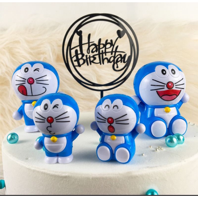 🇲🇾1sets 4pcs Doraemon cake topper哆啦A梦蛋糕装饰 | Shopee Malaysia