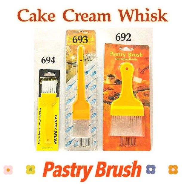 Plastic Cream Whisk/ Berus Pastry/ Pastry Brush 2” 3” 4” | Shopee Malaysia