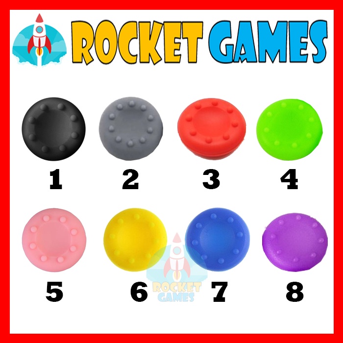 Thumb Stick PS2 PS3 PS4 XBOX Analog Stick Rubber Thumb Grip | Shopee ...