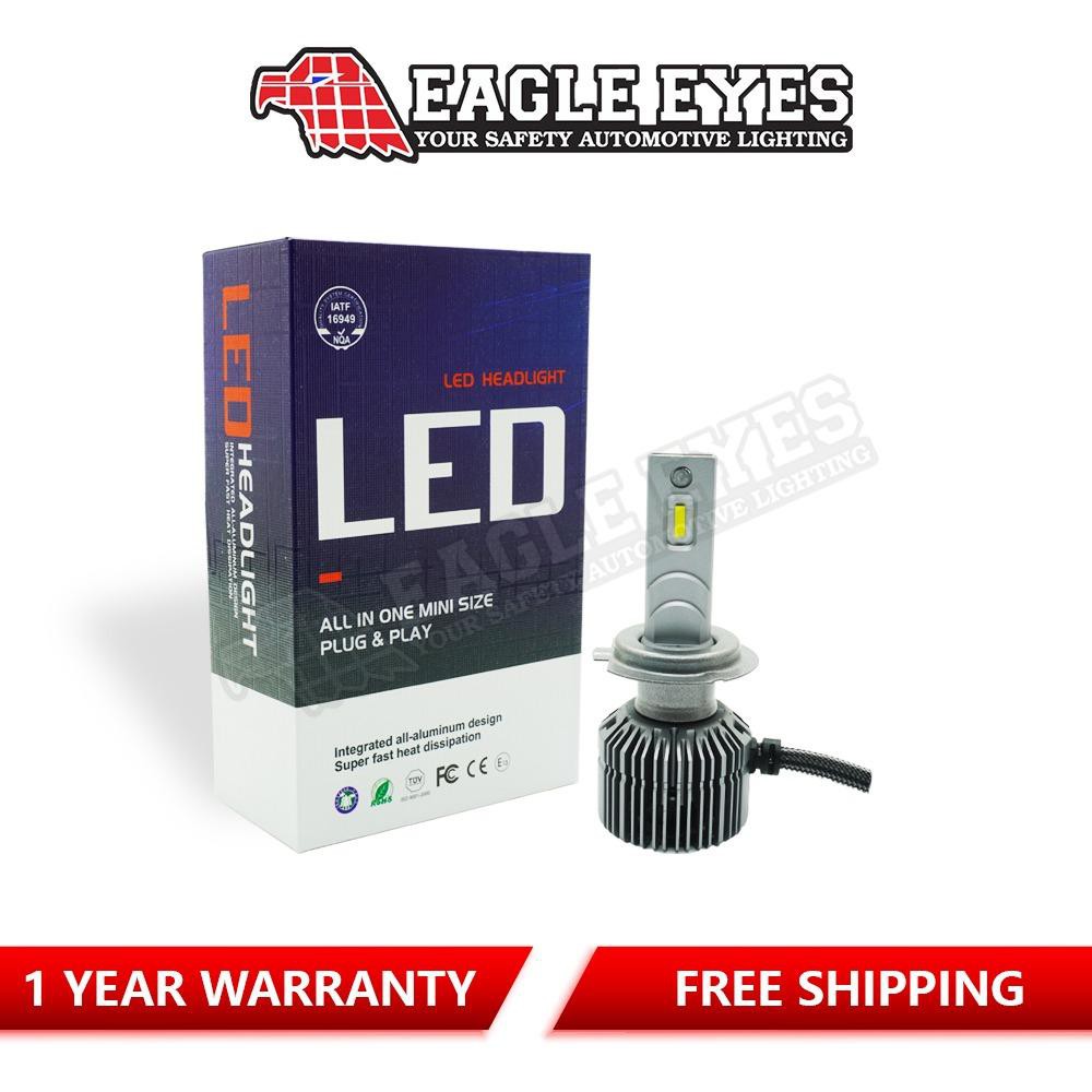 EAGLE EYES SUPER BRIGHT LED HEADLIGHT BULB 6000K/H1/H4/H7/H8/H9/H11/HB3 ...