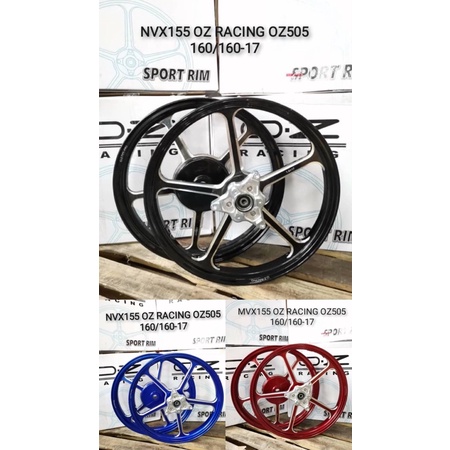 OZ RACING SPORT RIM FG505 NVX155 PNP 1.6 X 1.6 FORGED CNC ADAPTER FG 505 LIMA KAKI TEGAK RIM ...