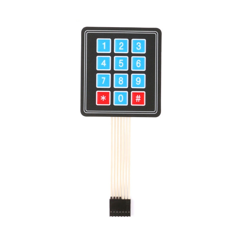 Membrane Switch Matrix Array Keyboard Keypad Control Panel Pad DIY Kit ...