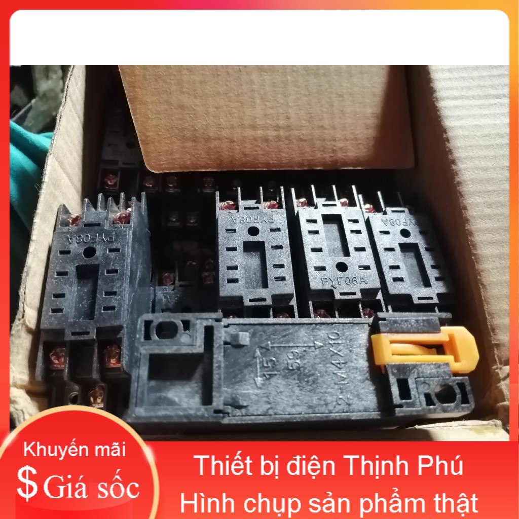 Pyf-08a flat 8-pin time relay base for 5A mini timer | Shopee Malaysia