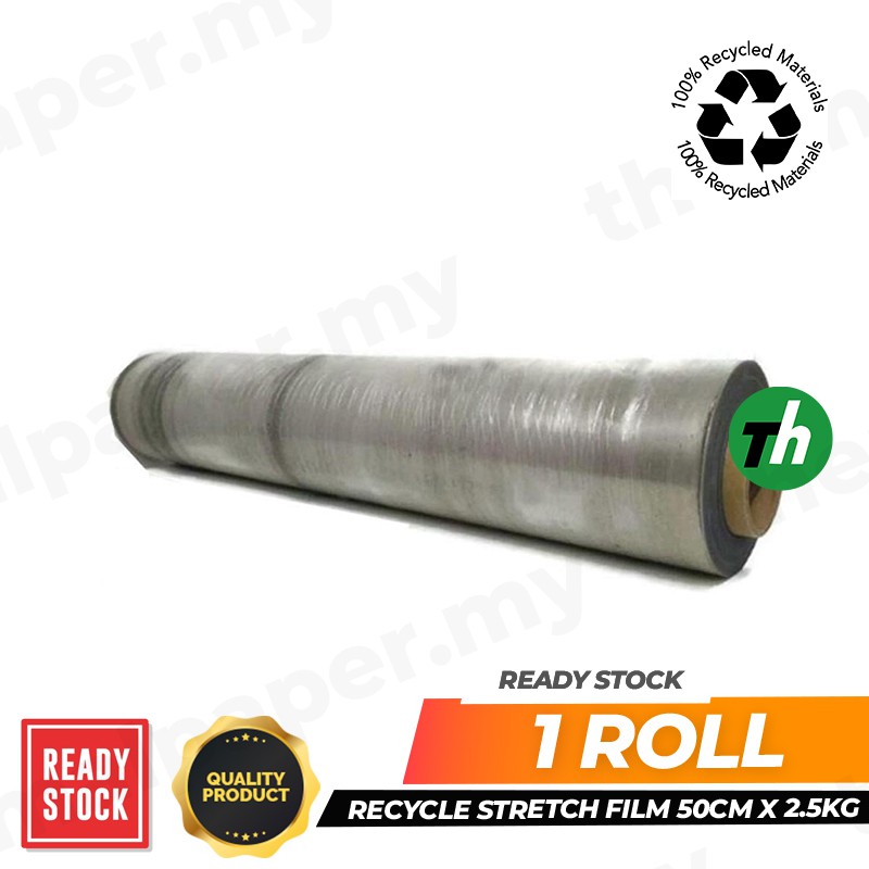 [Ready Stock] Recycle Stretch Film Wrapping 500mm x 2.0kg | Shopee Malaysia