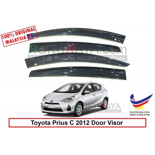 Toyota Prius C PriusC 2012 AG Malaysia Rain Wind Deflector Air Press ...