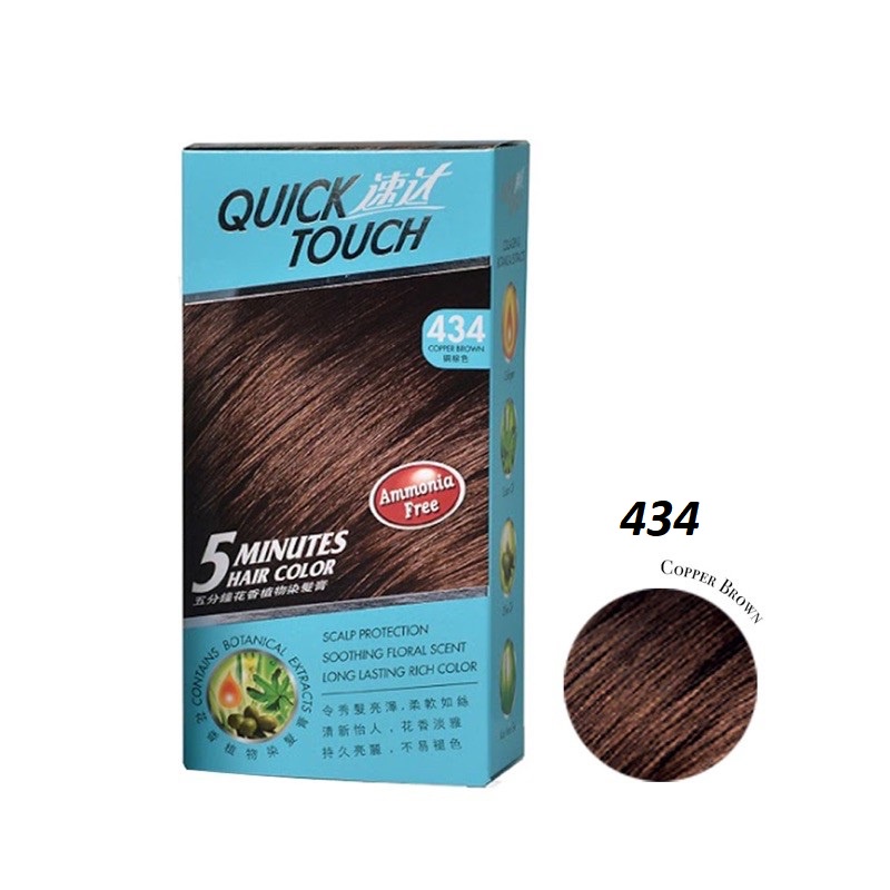 Quick Touch 1 Minute Hair Color For Grey Hair Coverage Only Instant ...
