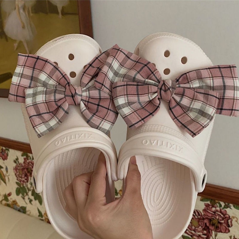 JK Girl Bow Button Shoes Charm -croc /jibz /Button croc /Charm ...