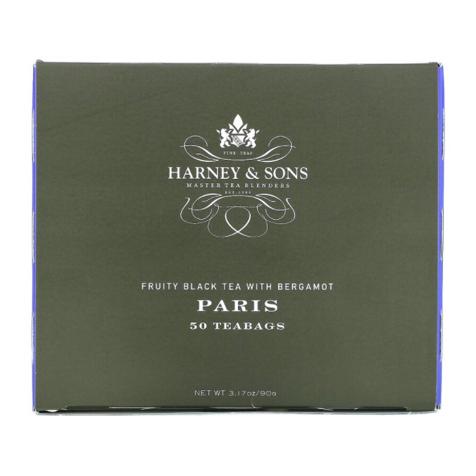 [Ready Stock] Harney & Sons Paris Fruity Black Tea with Bergamot 50 Tea ...