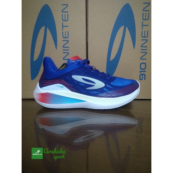 MERAH PUTIH Nineten haze vision Running Shoes - Blue/Red/White original ...