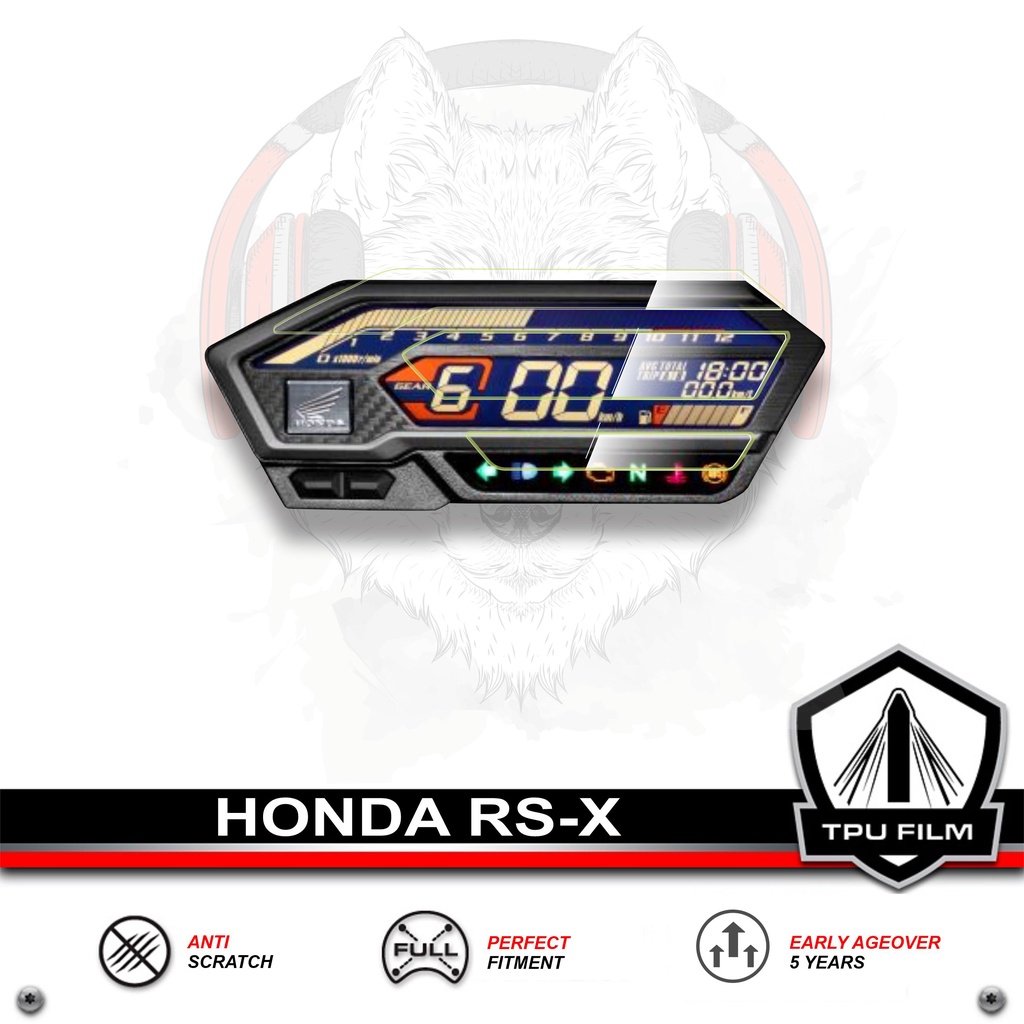 Ppf TPU sticker protects the dashboard of HONDA RS-X - RSX RS X ...