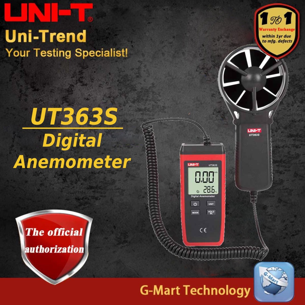 UNI-T UT363S Digital Anemometer | Shopee Malaysia