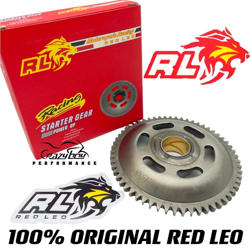 RED LEO ESR 100% ORIGINAL Y15ZR/Y16ZR/LC135 5S STARTER ONE WAY GEAR COOPER BUSH ONE WAY STARTER ...