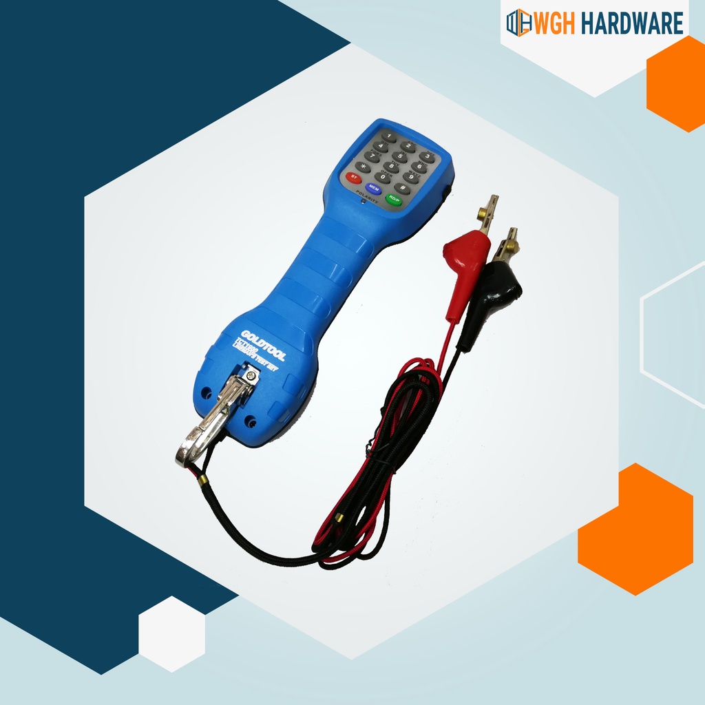 WGH Goldtool Lineman's Handset Handheld Telephone Line Breakpoint Cable ...