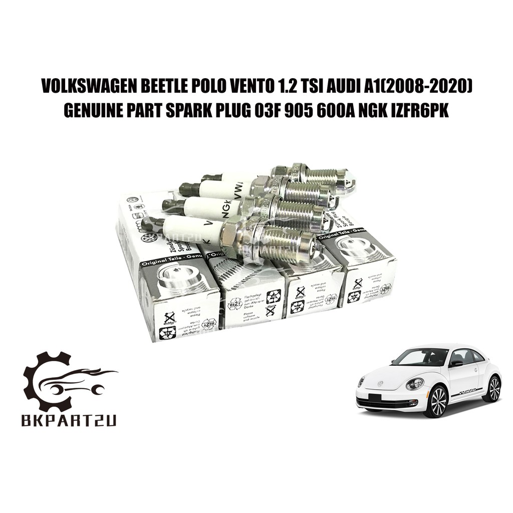 VOLKSWAGEN BEETLE POLO VENTO 1.2 TSI AUDI 2008-2020 SPARK PLUG 03F 905 ...