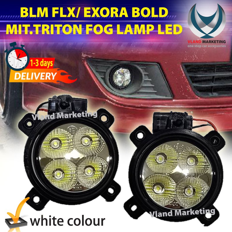 Proton Exora Bold 2017 LED Sport Light Fog Lamp DAY LIGHT 6000k / boleh ...