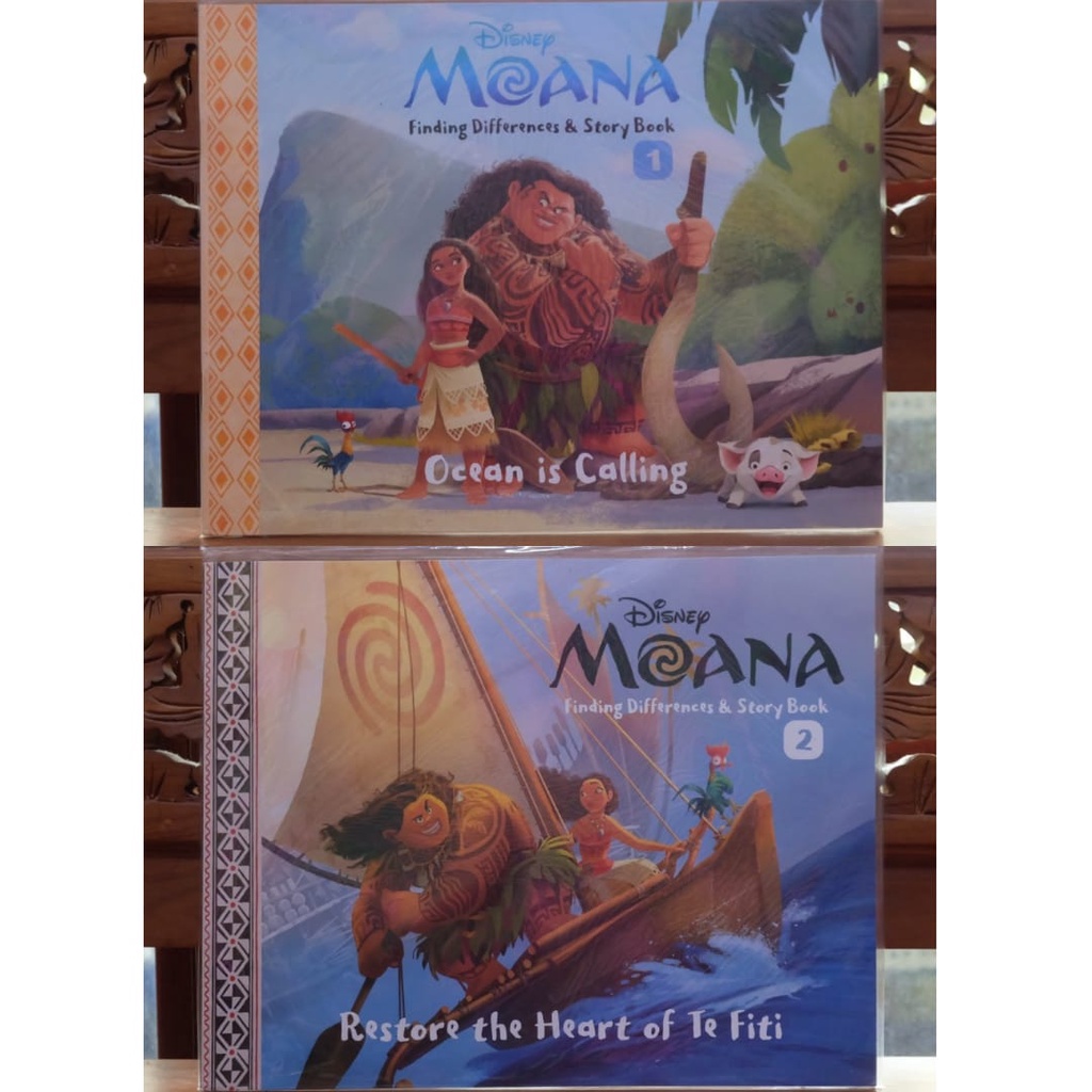 Disney Moana FINDING DIFFERENCES & STORY BOOK - Moana Children's ...