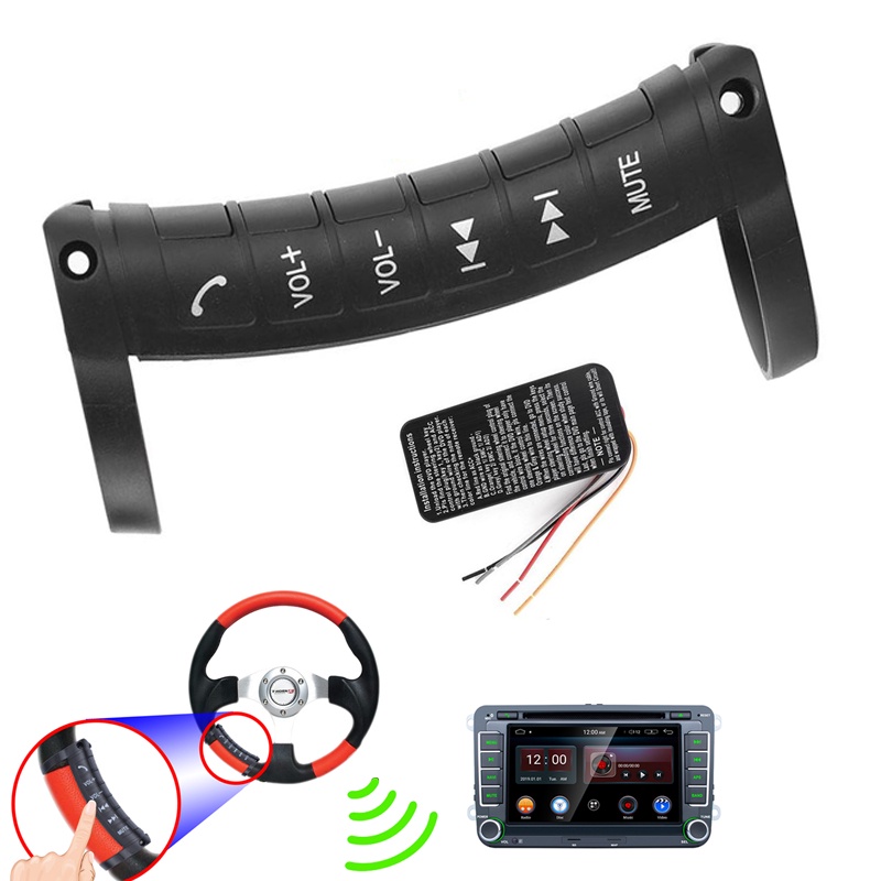Universal SWC Wireless Car Steering Wheel Control Button Remote ...
