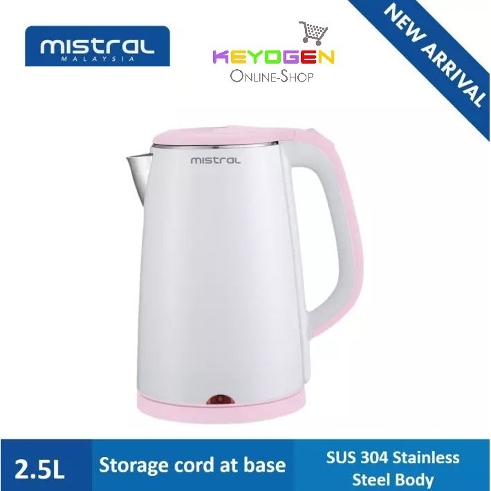 Mistral Electric Kettle MEK855 (Cool Touch) | Shopee Malaysia