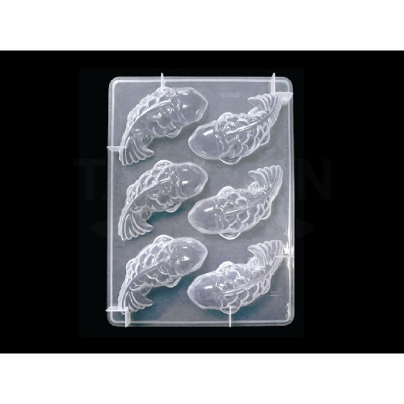 6 In 1 Koi Fish Gold Fish Shape Jelly Cake Mould JT5416 / Acuan Agar ...