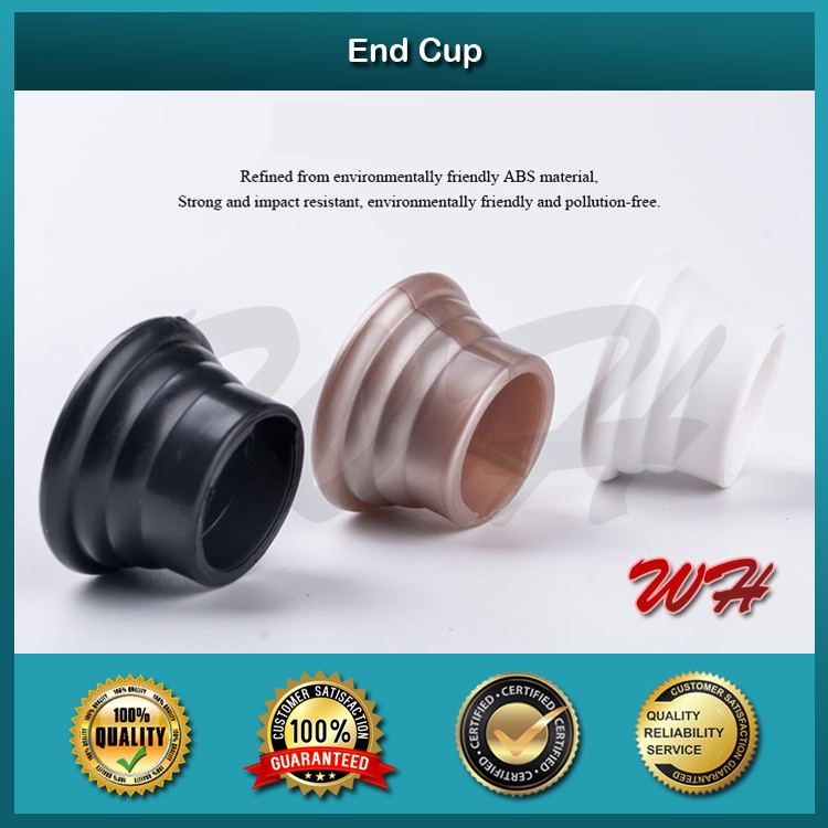 Curtain Rod End Cup - Rod Size 28mm - W63 Series | Shopee Malaysia