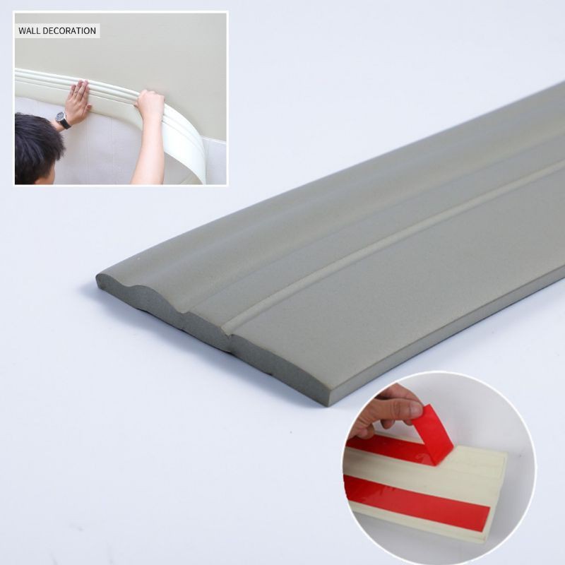 5 Meter x 9.8cm Wall Skirting / Skirting dinding / wall skirting border ...
