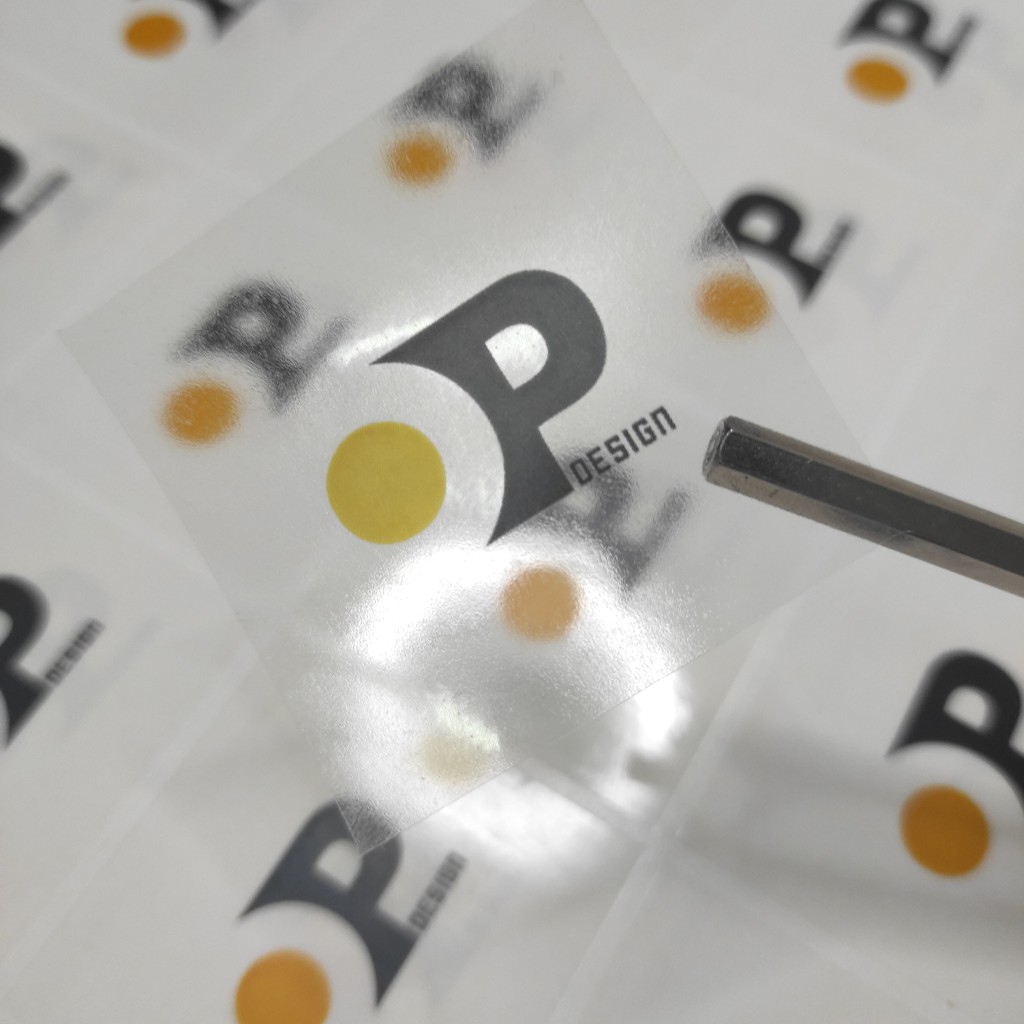 100pcs Custom Transparent Sticker Label Printing For Product (Kalis Air ...