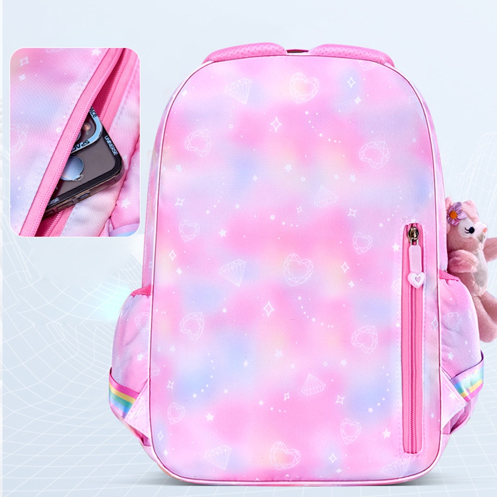 New elementary school schoolbag refrigerator side opening light large ...