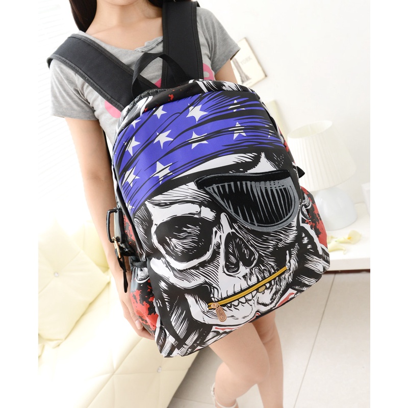 Skull Collection Creepy Cool Skeleton College Student High School ...