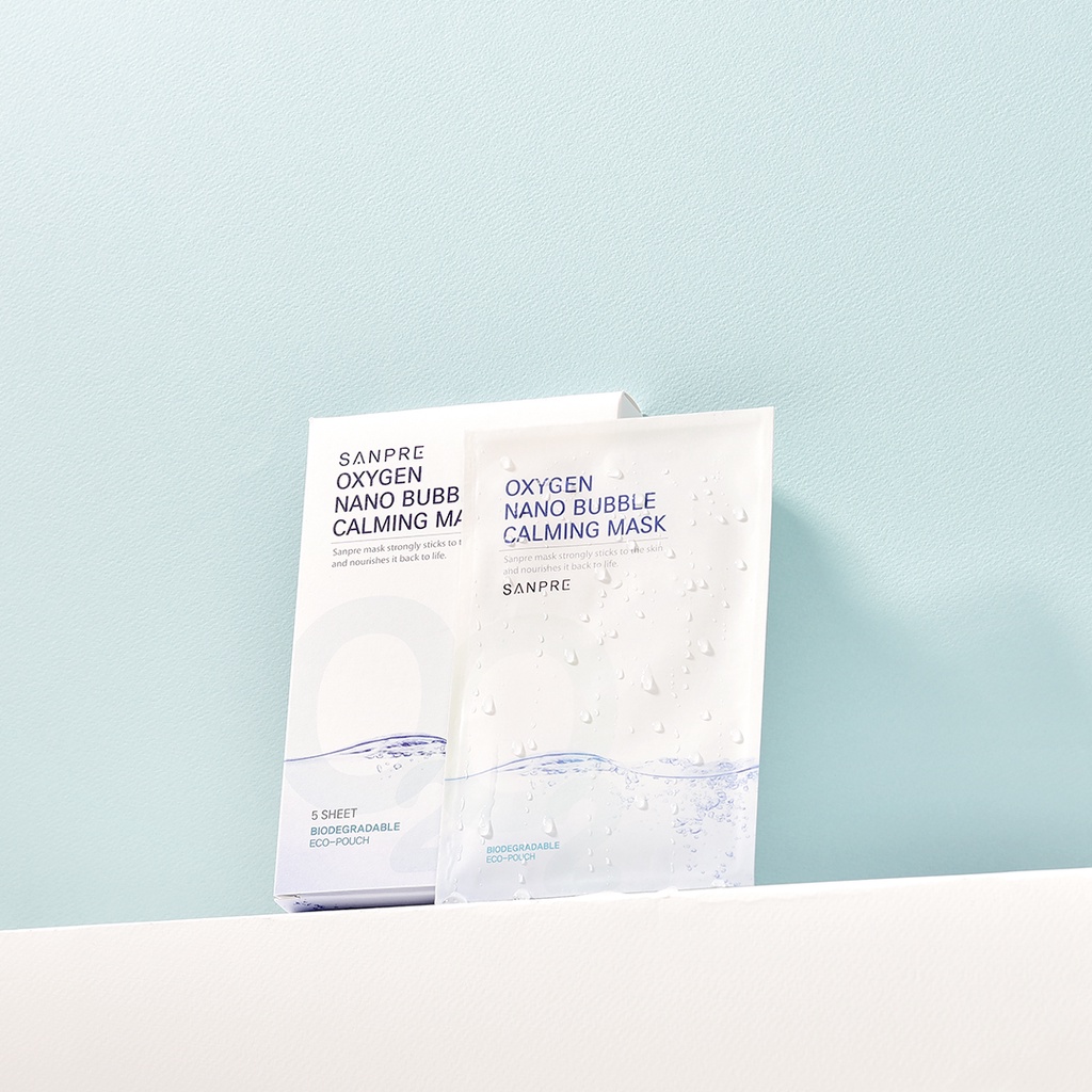 SANPRE Oxygen Nano Bubble Face Mask(1box=5sheets) | Shopee Malaysia