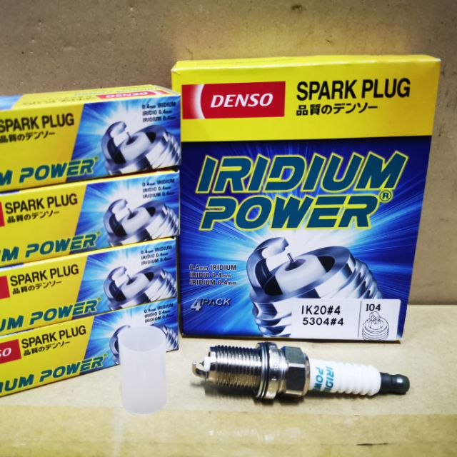 Iridium denso Spark plug IK20 (Original) made in japan (4pc/set) V ...
