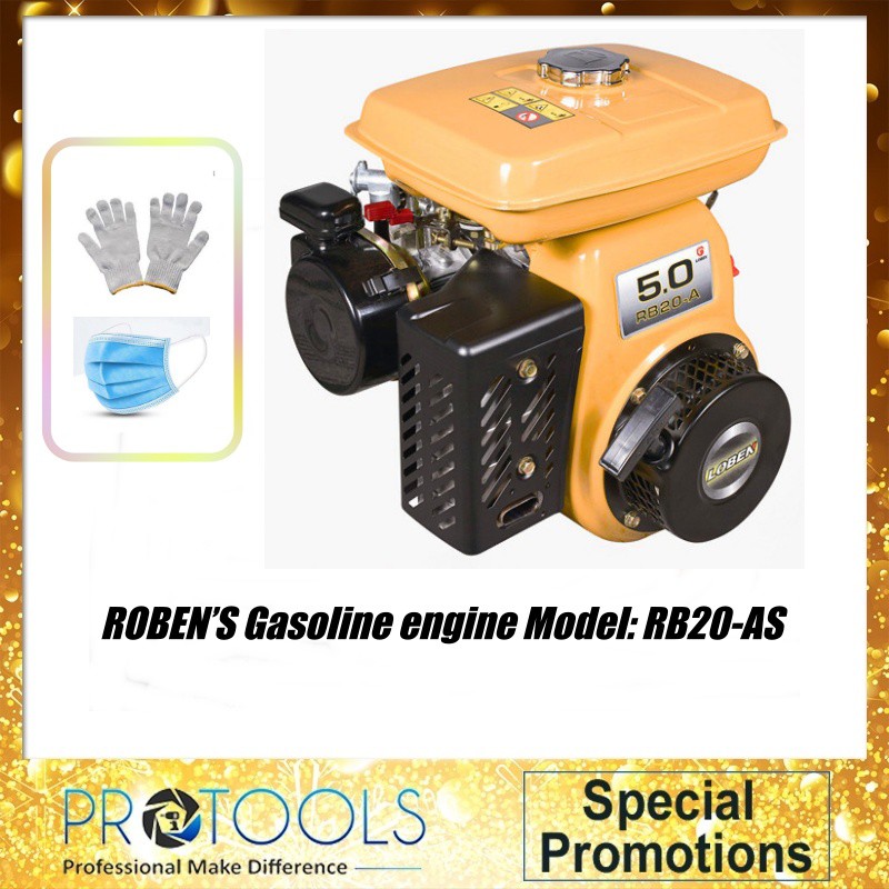 ROBEN’S Gasoline engine Model: RB20-AS | Shopee Malaysia