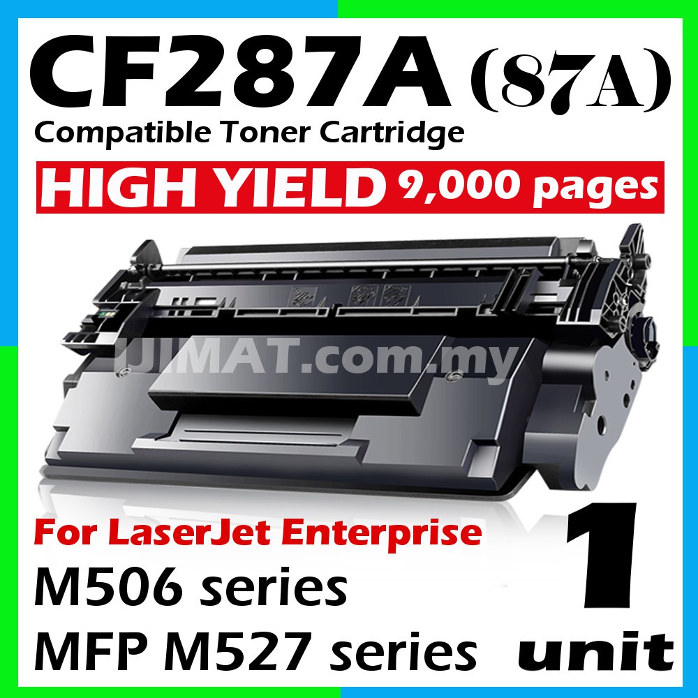 Compatible Toner HP CF287A 87A For LaserJet M501 M506 M527 M501dn ...
