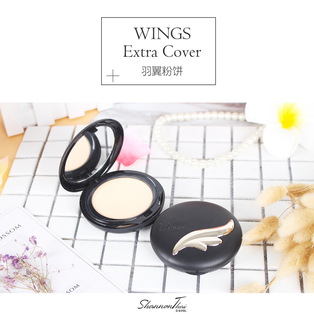 Thailand mistine wing powder cake genuine loose powder makeup dry ...