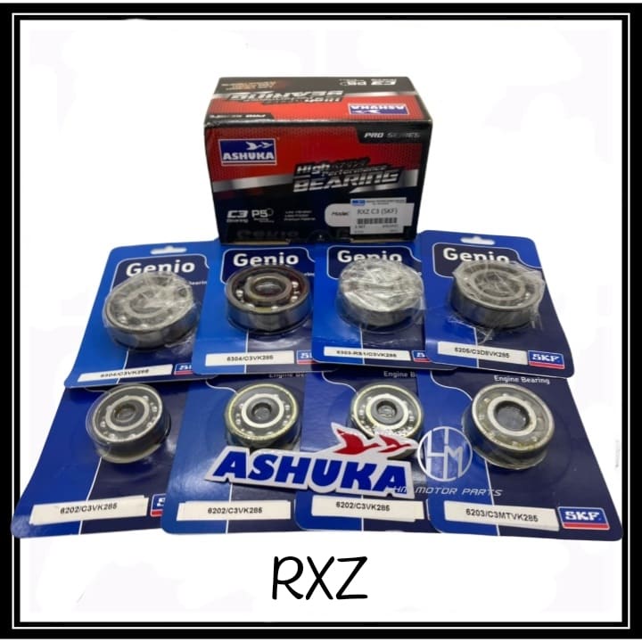 ASHUKA RACING ENJIN ENGINE BEARING SET KRISS/EX5DREAM/WAVE100/LC4S/LC5S ...