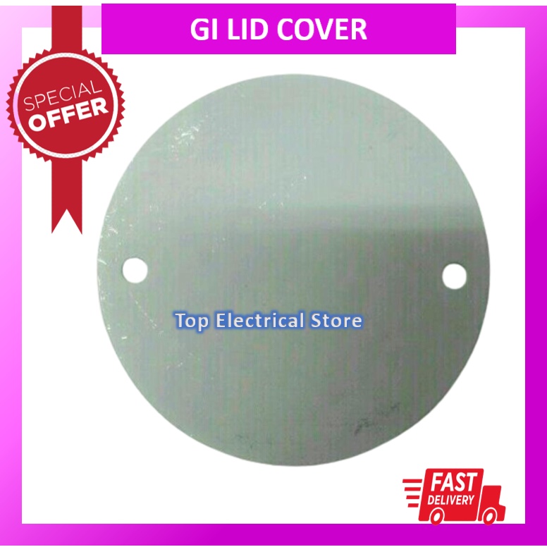 (X10 PCS) GI CIRCULAR BOX GI LID COVER | Shopee Malaysia