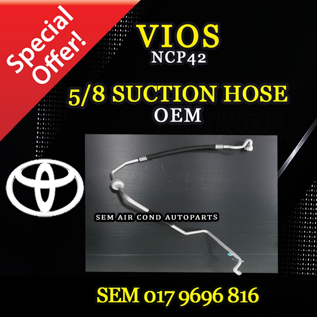TOYOTA VIOS NCP42 2003-2006 YEAR TAIWAN NEW 5/8 SUCTION HOSE/ HOS (CAR ...