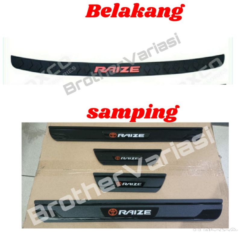Toyota raize rear side sillplate package | Shopee Malaysia