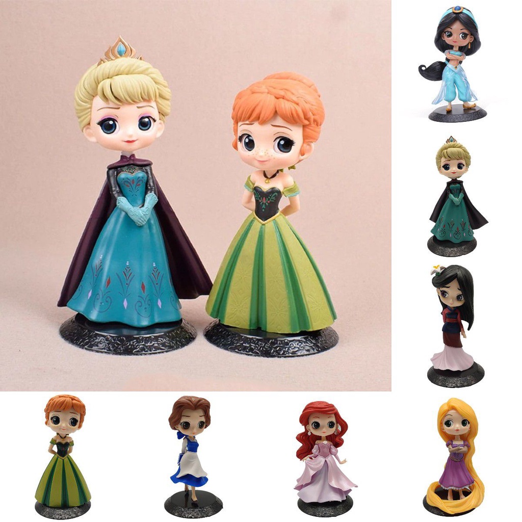Princess Action Adorable Figures Anna Elsa Ariel Rapunzel Fantastic ...