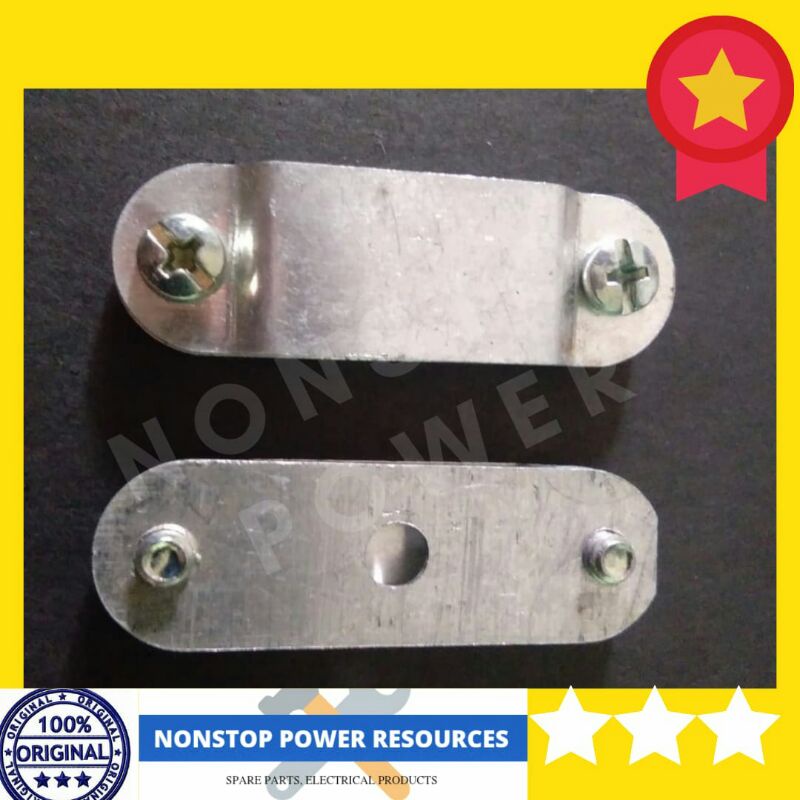 BAR SADDLE ALUMINIUM 1"X1/8" (25pcs) 25MM X 3MM COPPER TEST BOND USE ...