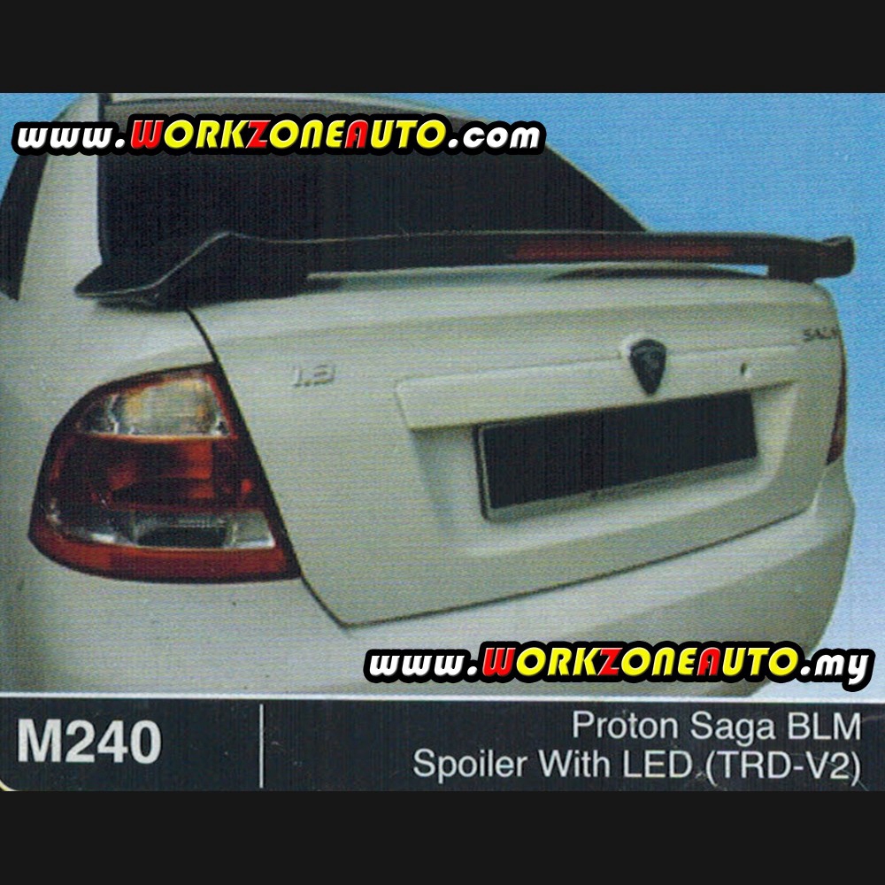 M240 Toyota Vios 08 Fiber Spoiler With LED (TRD-V2) | Shopee Malaysia