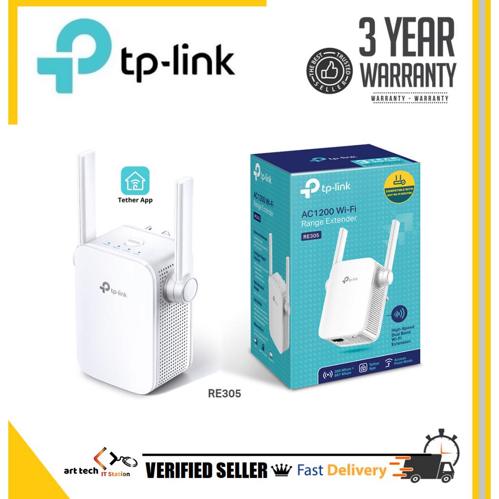 TP-Link TL-RE305 / RE305 AC1200 Wi-Fi Range Extender | Shopee Malaysia