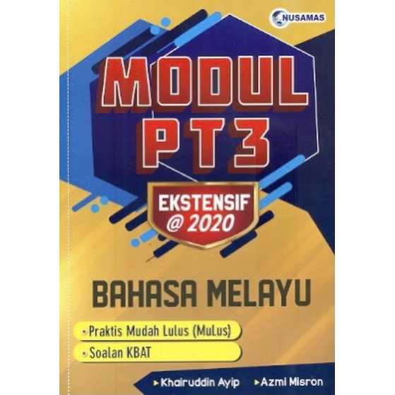 BUKU LATIHAN MODUL PT3 EKSTENSIF @ 2020 BAHASA MELAYU (NUSAMAS) | Shopee Malaysia